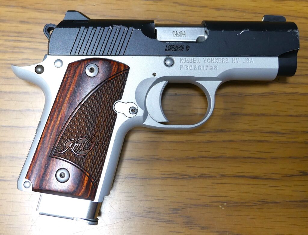 KIMBER MICRO 9 9MM PSTL TWOTONE, Barrel: 4.07, Original case, 1 MAG ...